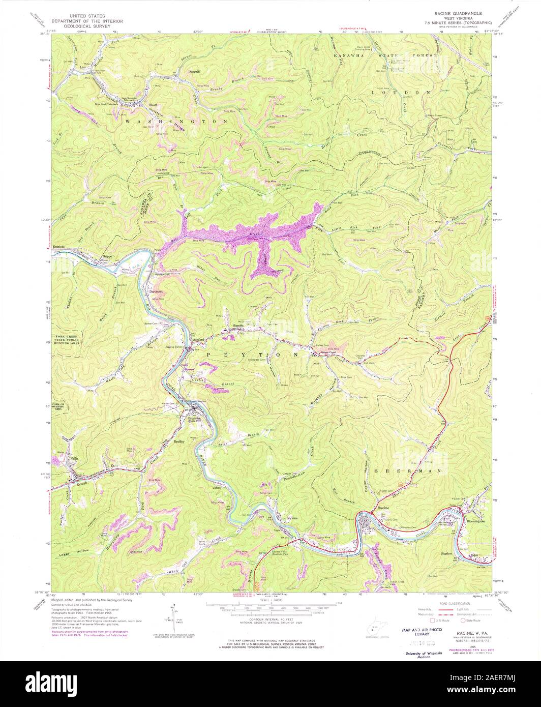 Map of racine Cut Out Stock Images & Pictures - Alamy