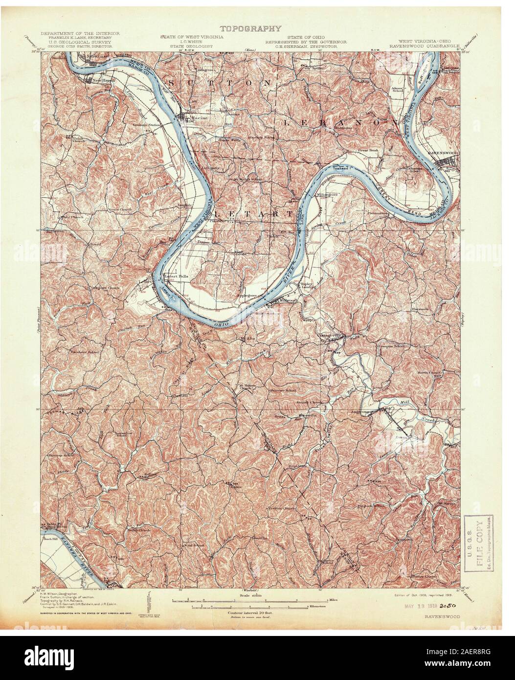 Map of ravenswood hi-res stock photography and images - Alamy