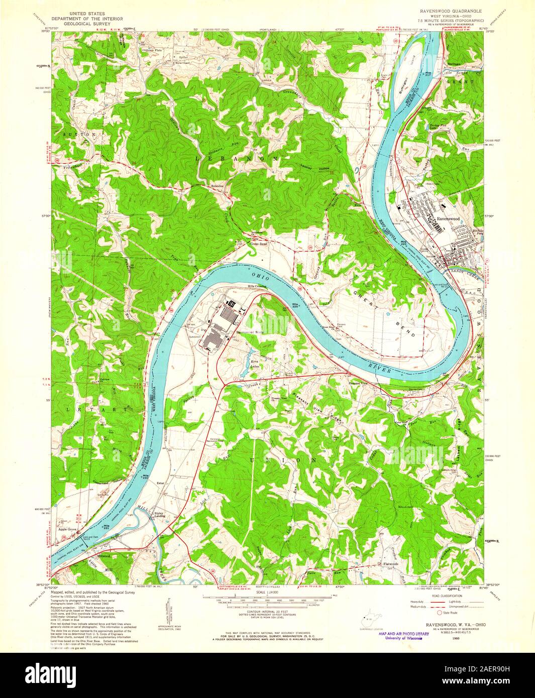 Map of ravenswood hi-res stock photography and images - Alamy