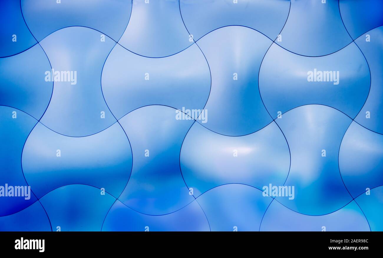 Modern abstract volumetric texture. Wavy surface. Interior wall ...