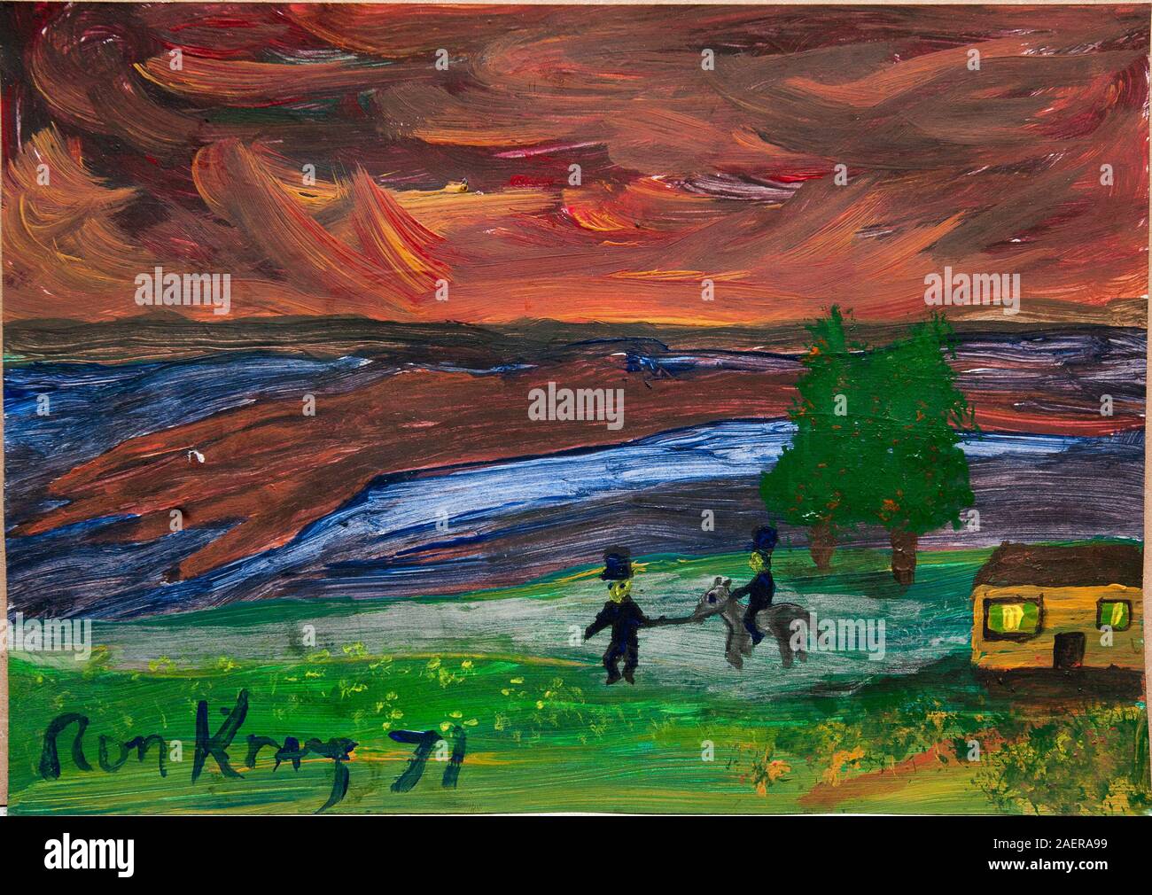 Artwork and paintings by Ronnie and Reggie Kray aka The Kray Twins ...