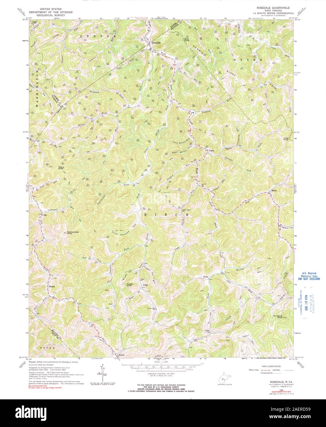 Rosedale map Cut Out Stock Images & Pictures - Alamy