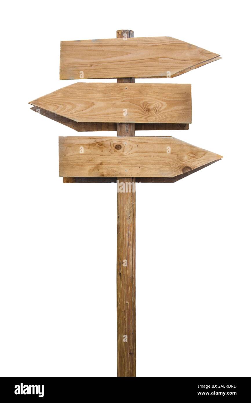 Blank Direction Signpost