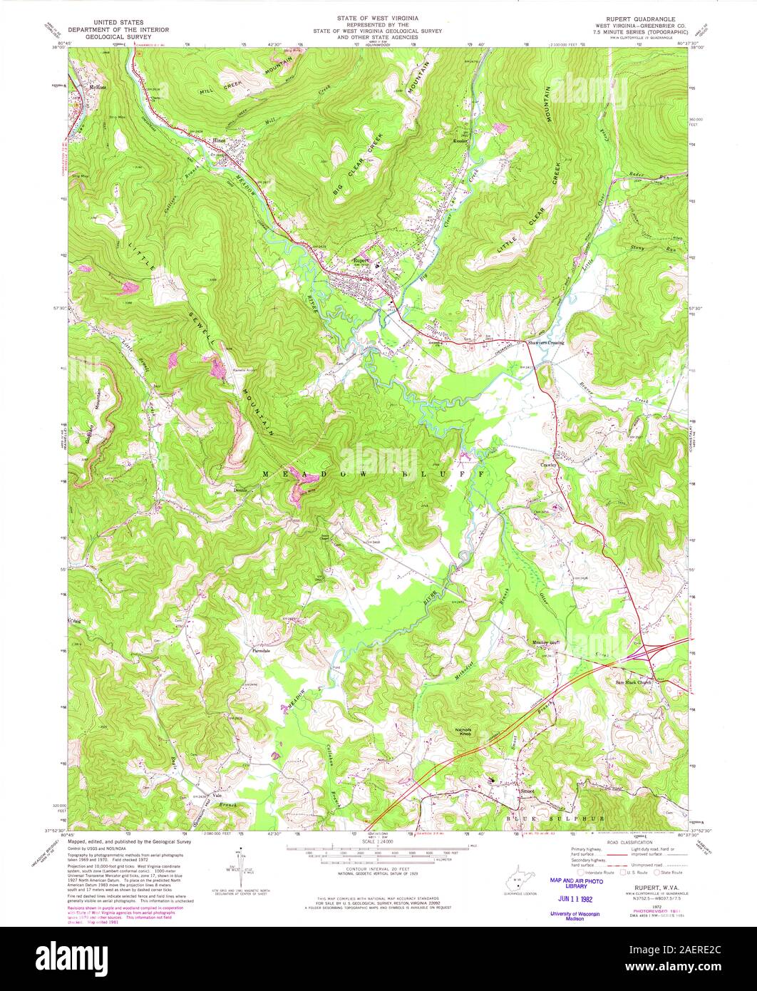 Map of rupert Cut Out Stock Images & Pictures - Alamy