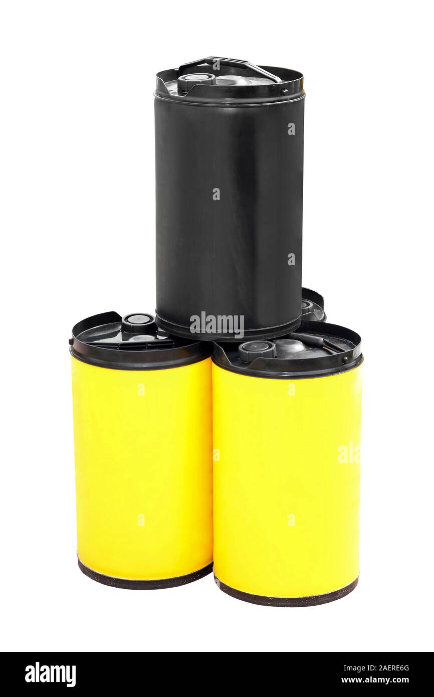 Plastic barrels Cut Out Stock Images & Pictures - Alamy