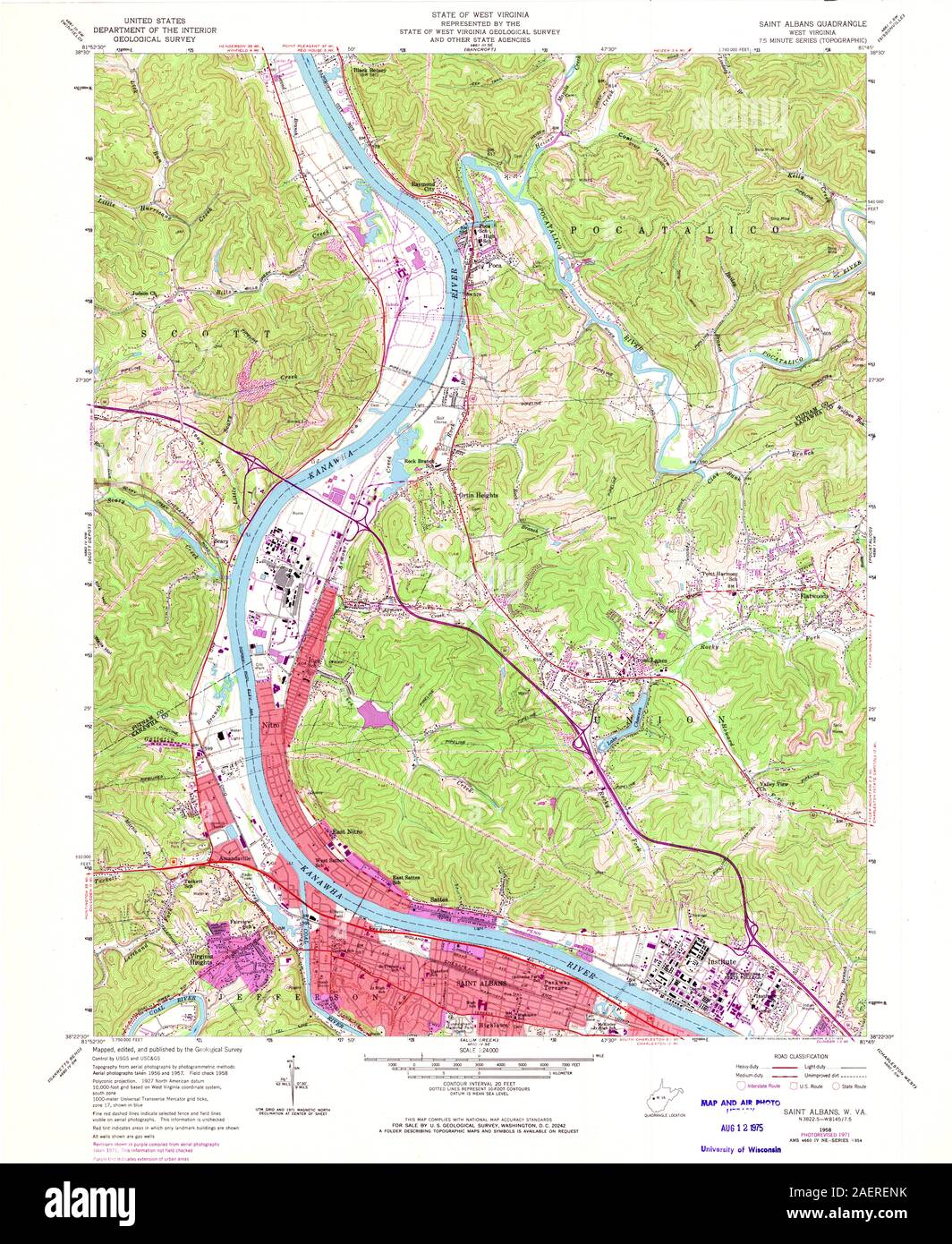 Saint albans map hi-res stock photography and images - Alamy