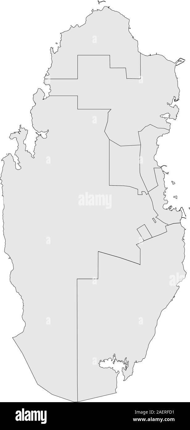 Qatar map Black and White Stock Photos & Images - Alamy