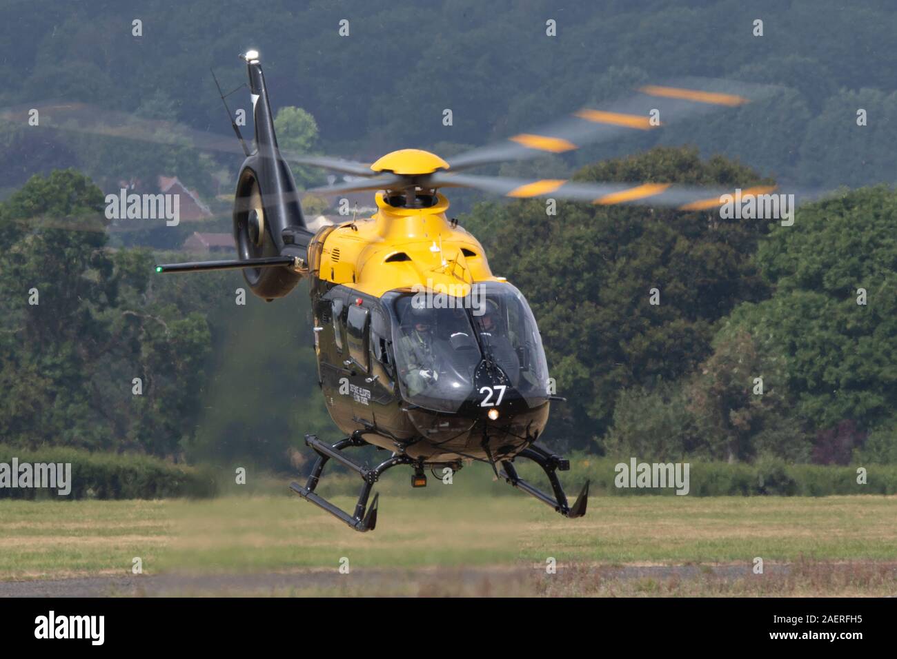 RAF Juno HT1 of DHFS carrying out tactical training of military ...