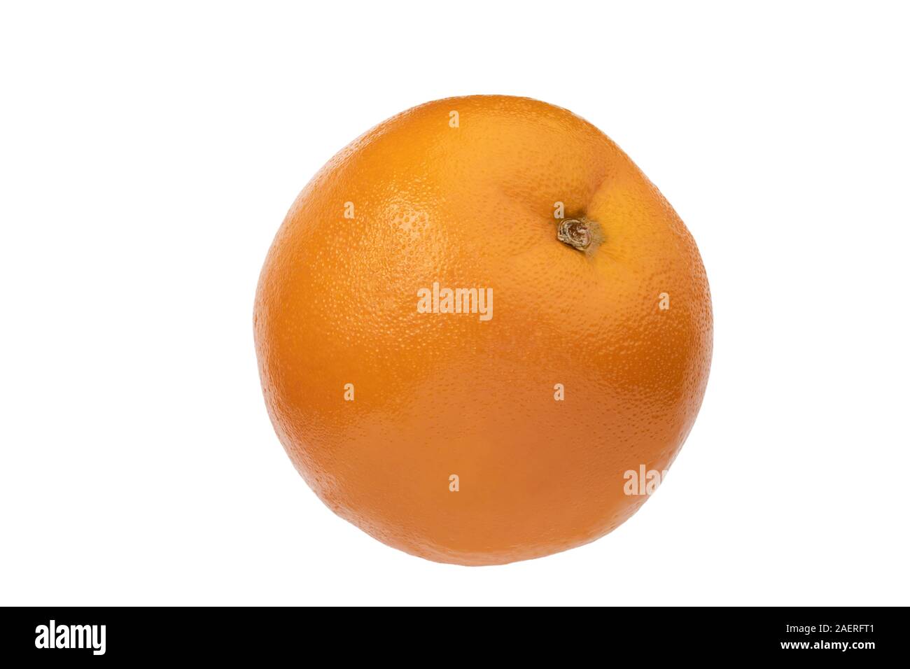 Ripe orange isolated on white background Clipping Path Stock Photo - Alamy