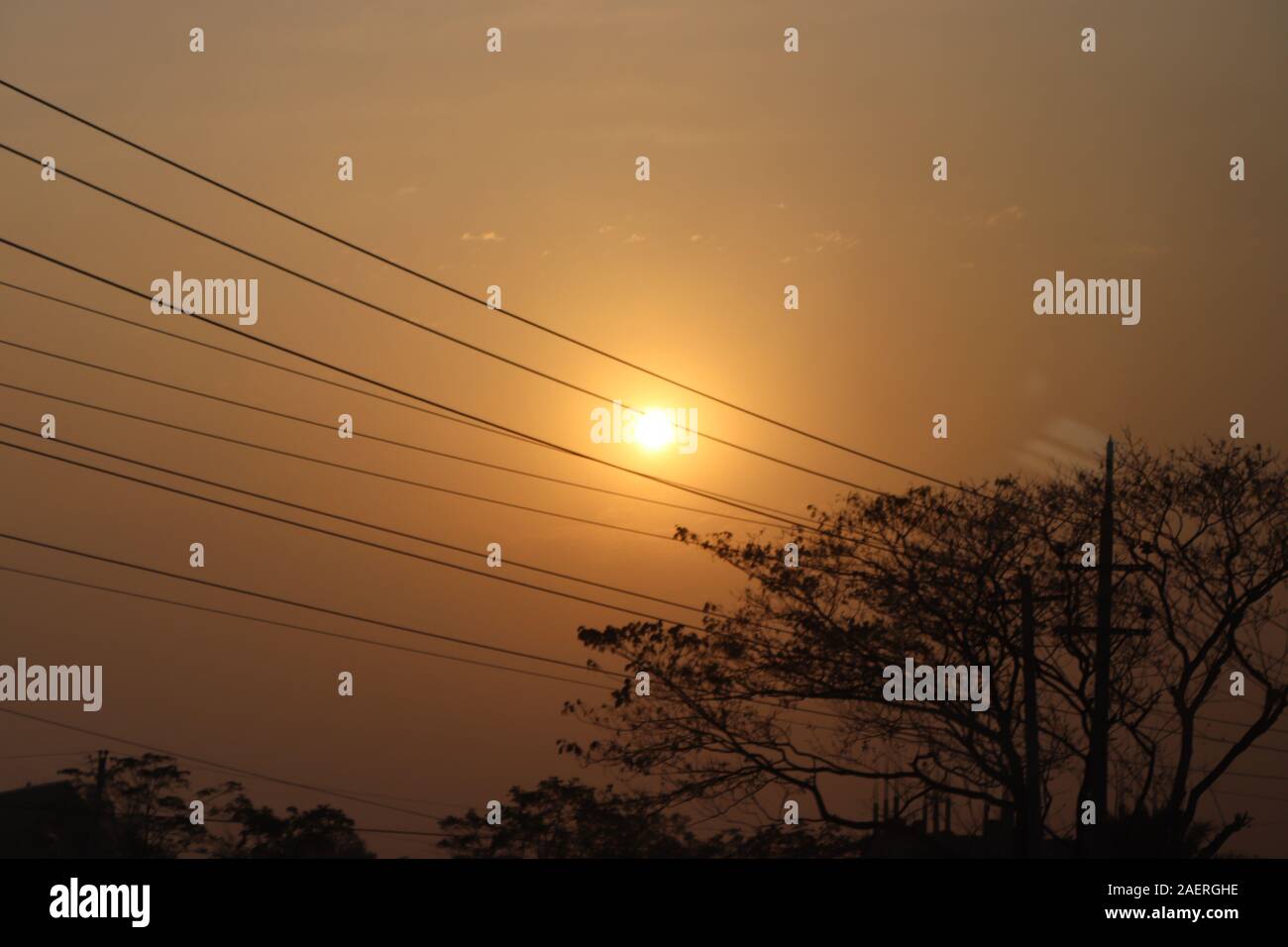 Sun between Sky Stock Photo - Alamy