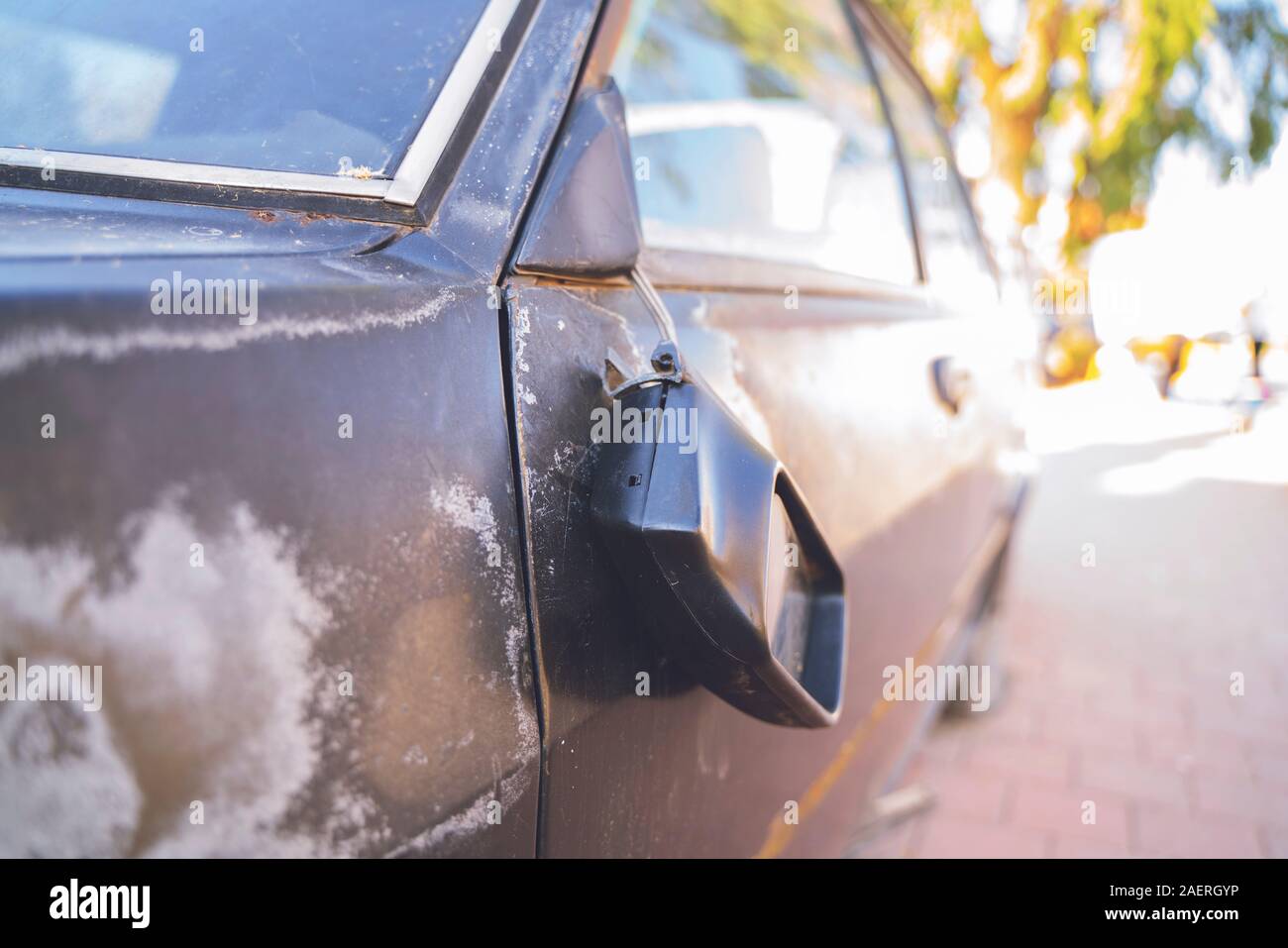 Car broken mirror hi-res stock photography and images - Alamy