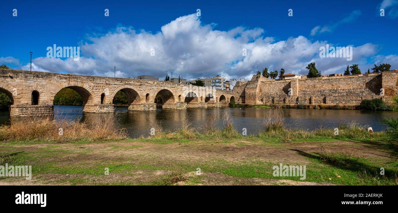 Historical Bridge, built by the Romans. It is the longest surviving ...