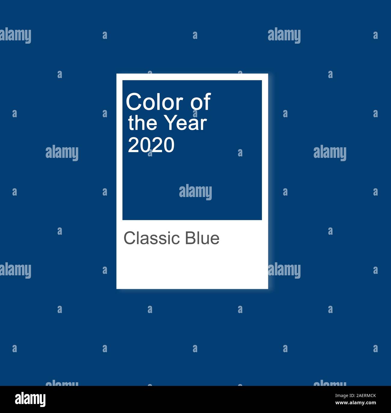 Classic blue color 2020 concept. Copy space. Blurred Stock Photo - Alamy