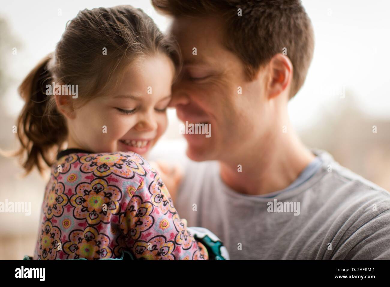 Father and daughter bonding Stock Photo - Alamy