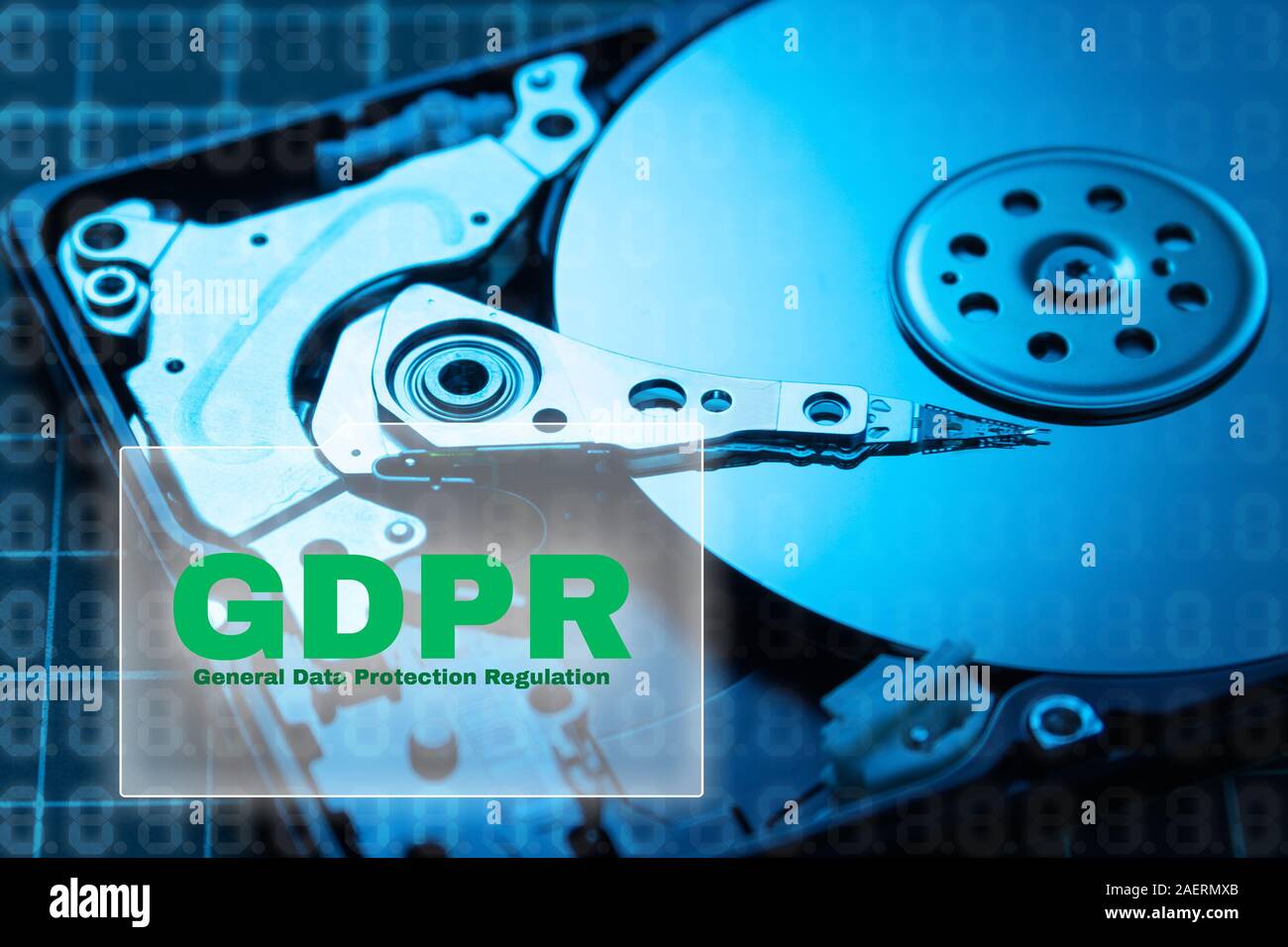 concept of storing personal data on the hard disk Stock Photo - Alamy
