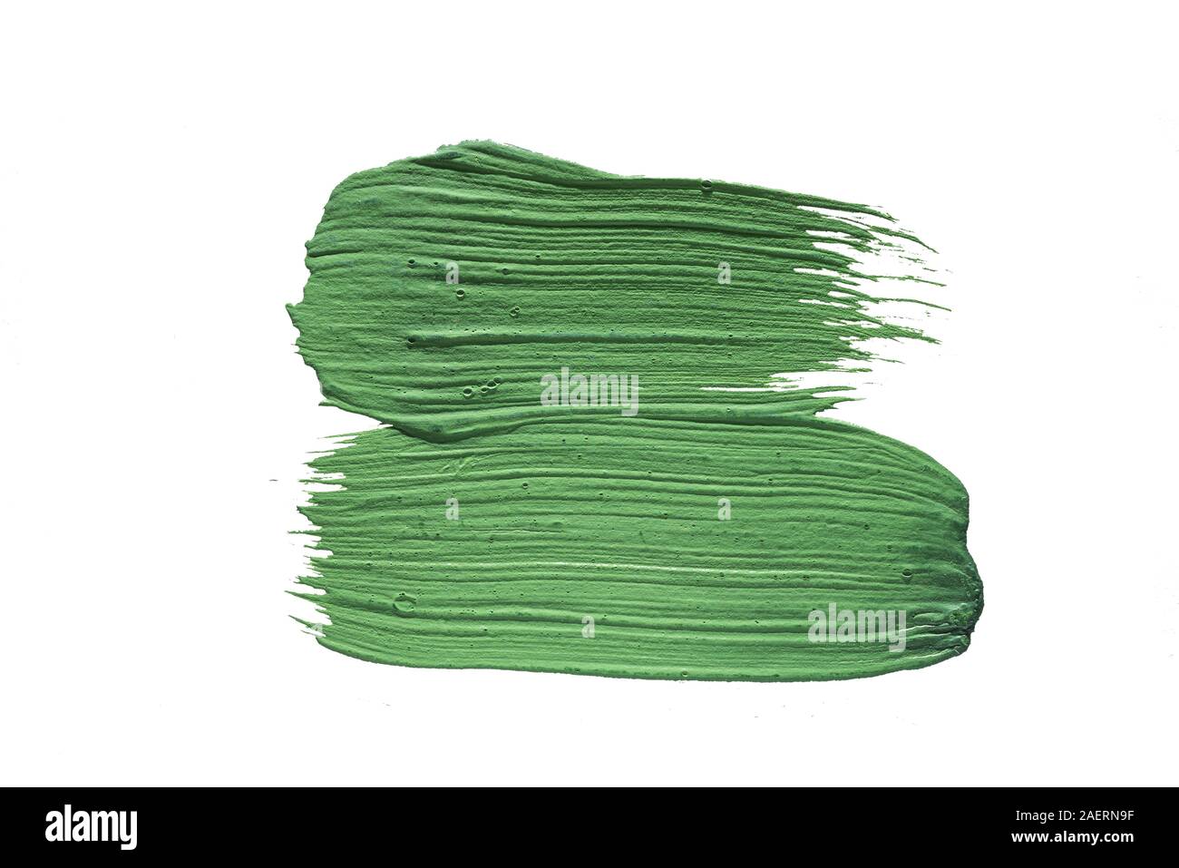 green oil paint spot isolated on white background Stock Photo - Alamy