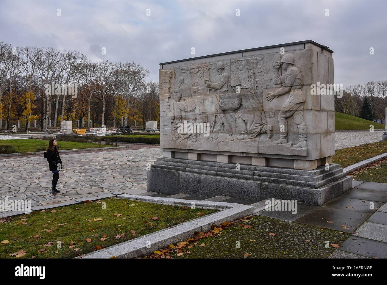 Soviet military memorial cemetery hi-res stock photography and images ...