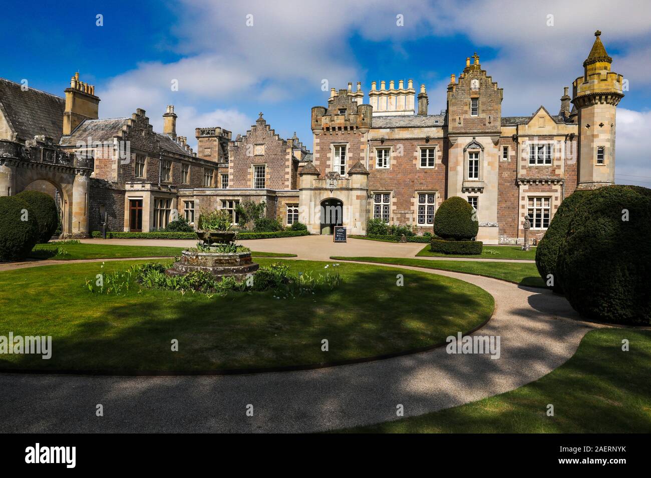 Abbotsford the home of Sir Walter Scott, Scottish author and poet Stock ...