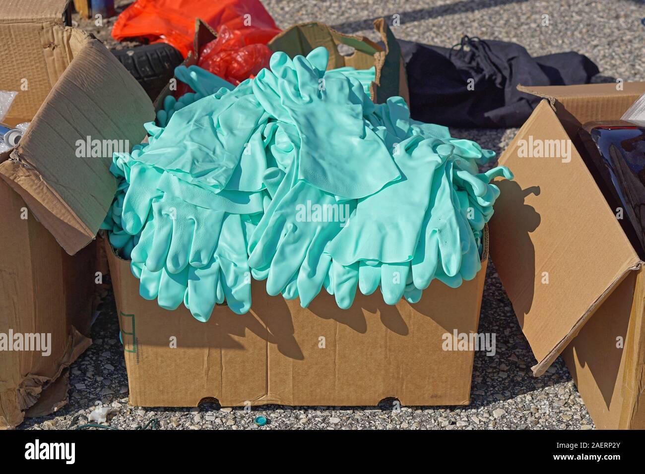 Big gloves hi-res stock photography and images - Alamy