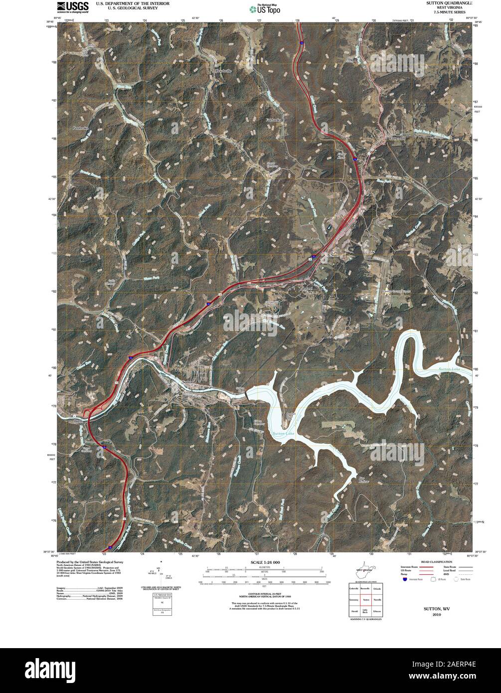 Map of sutton Cut Out Stock Images & Pictures - Alamy