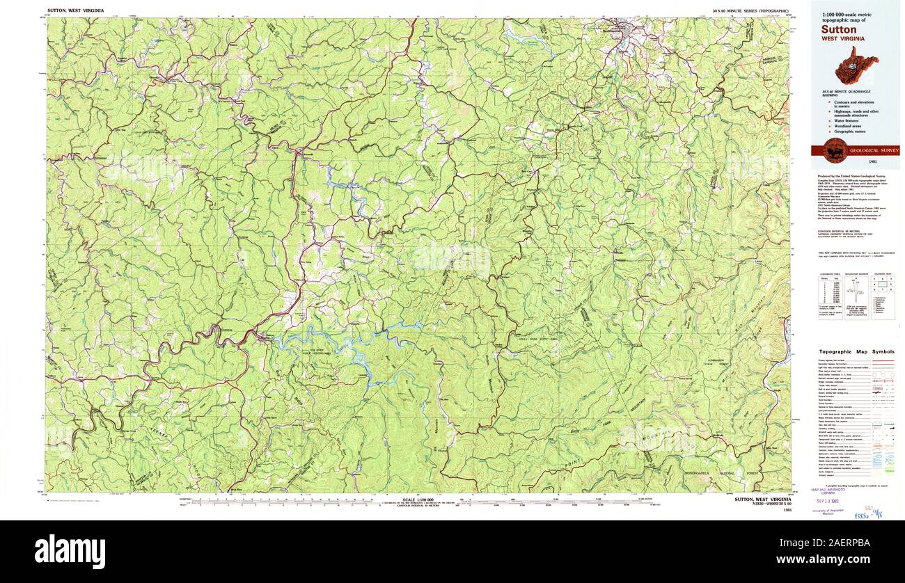 Map of sutton Cut Out Stock Images & Pictures - Alamy