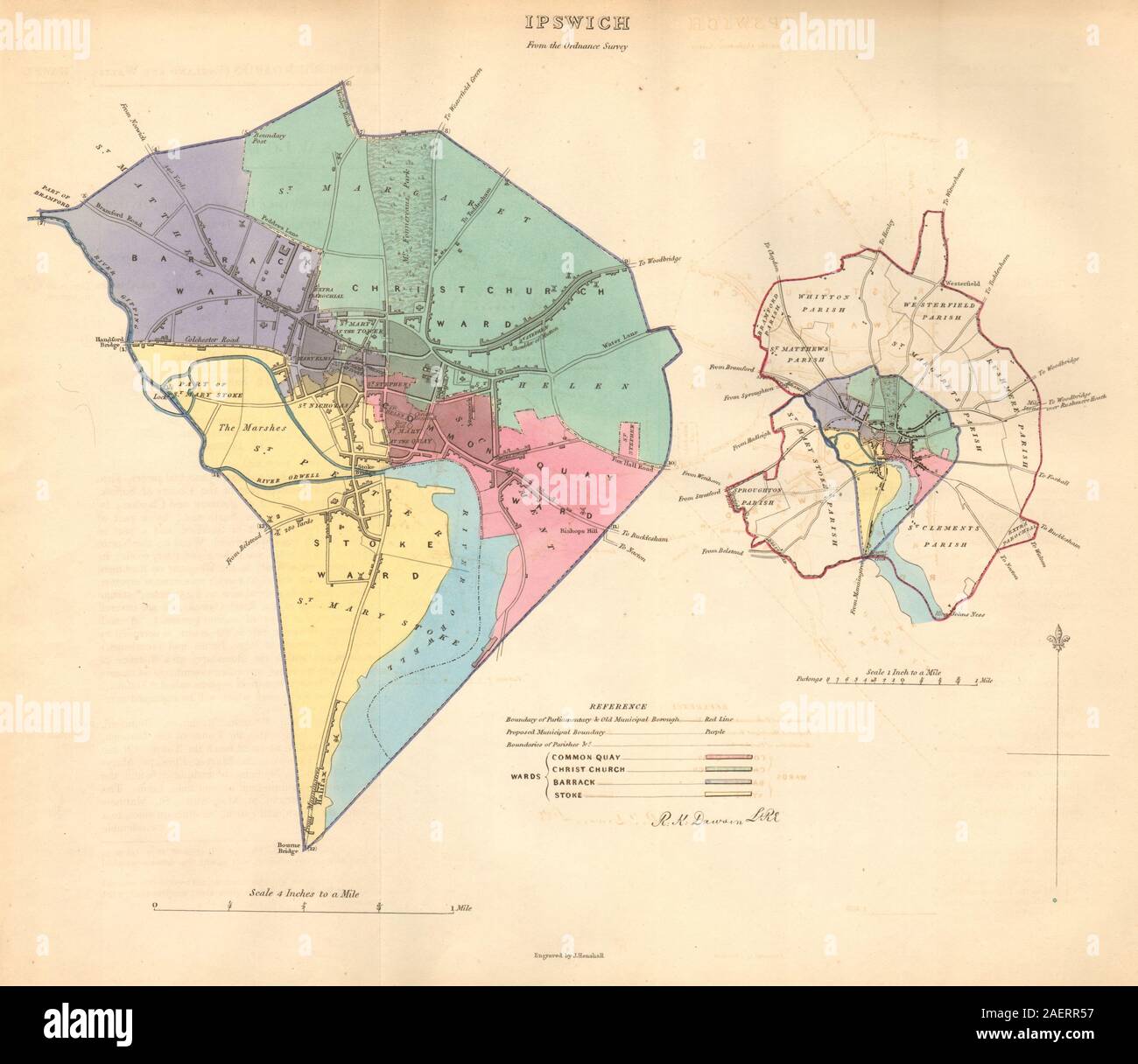 IPSWICH borough/town/city plan. BOUNDARY COMMISSION. Suffolk. DAWSON ... IPSWICH borough/town/city plan. BOUNDARY COMMISSION. Suffolk. DAWSON ...
