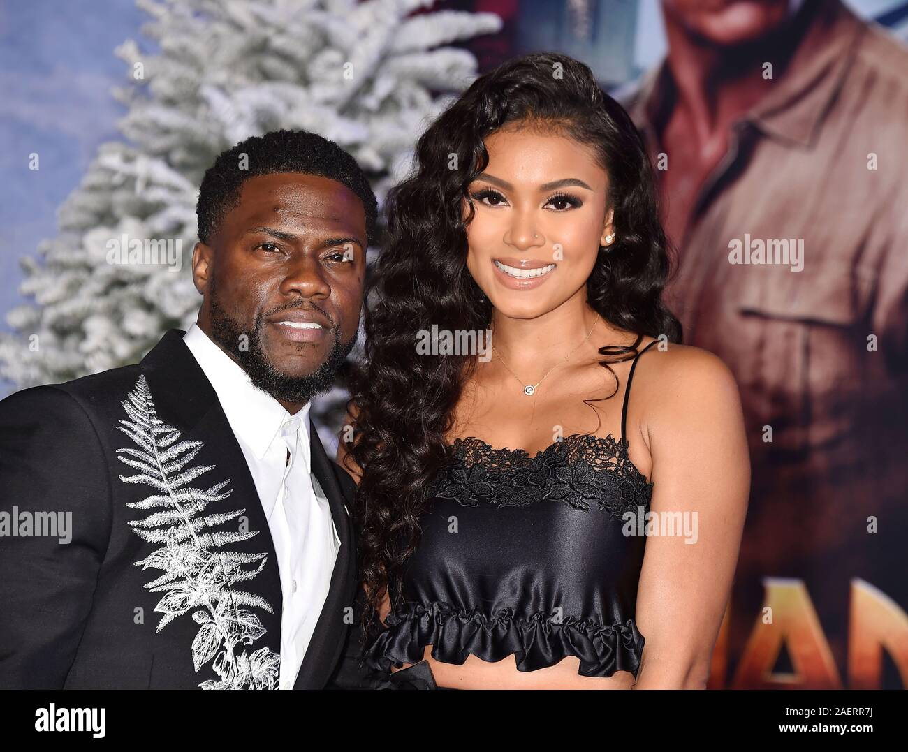 HOLLYWOOD, CA - DECEMBER 09: Kevin Hart (L) and Eniko Parrish attend ...