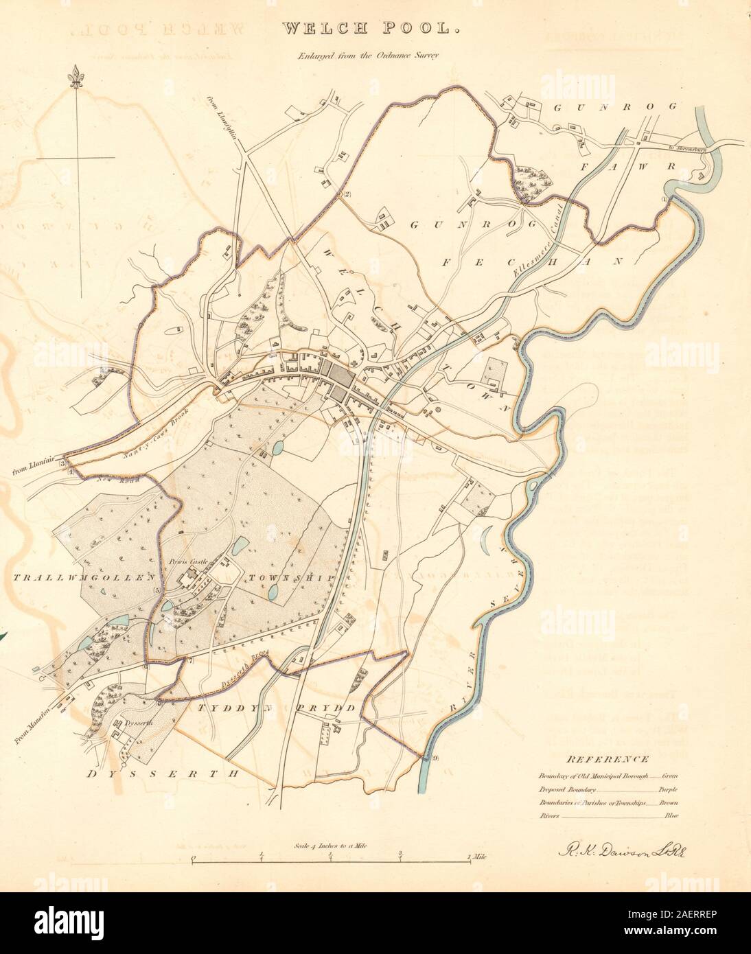 Dawson 1837 map hi-res stock photography and images - Alamy