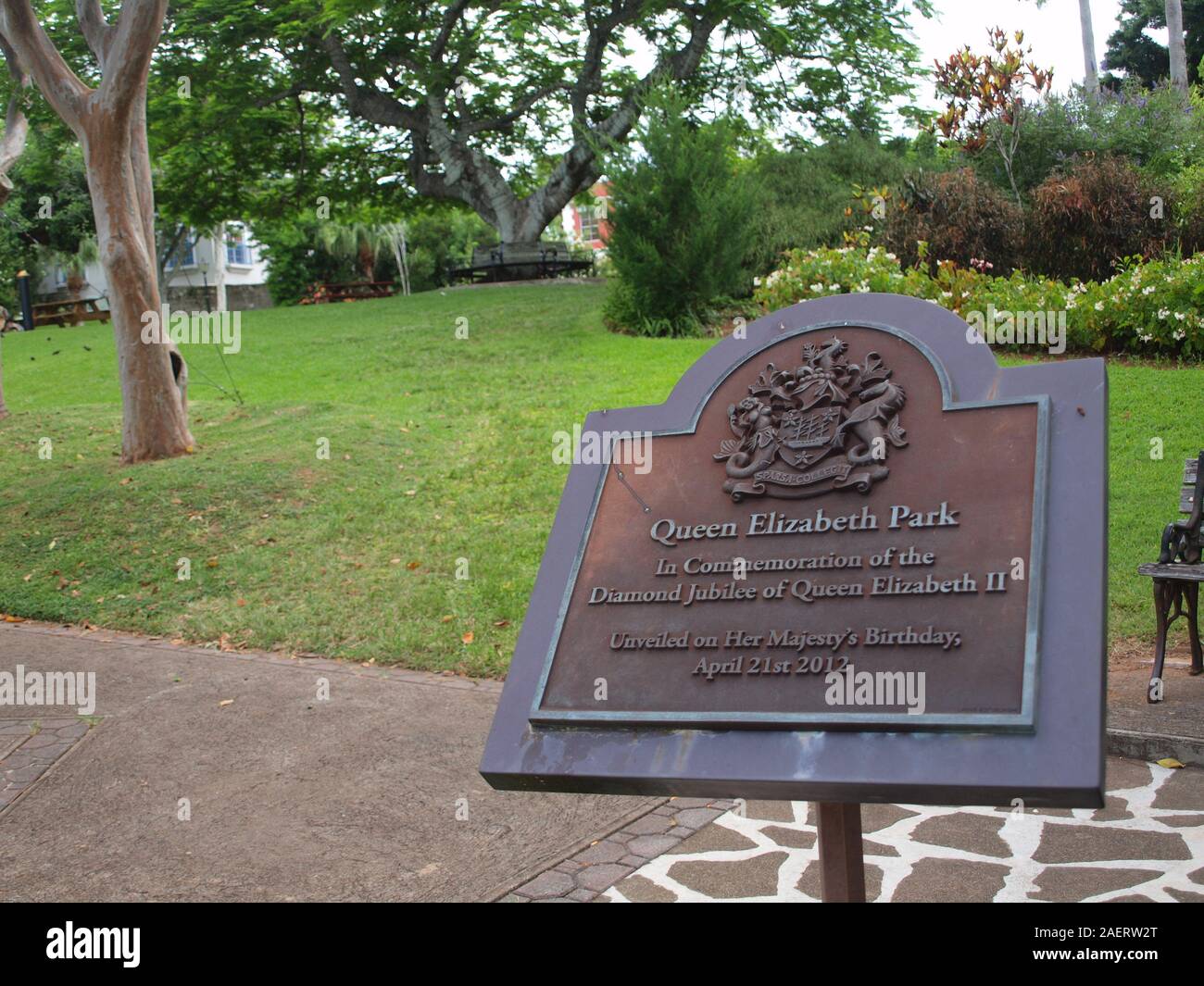 Queen Elizabeth park, Hamilton, Bermuda Stock Photo - Alamy