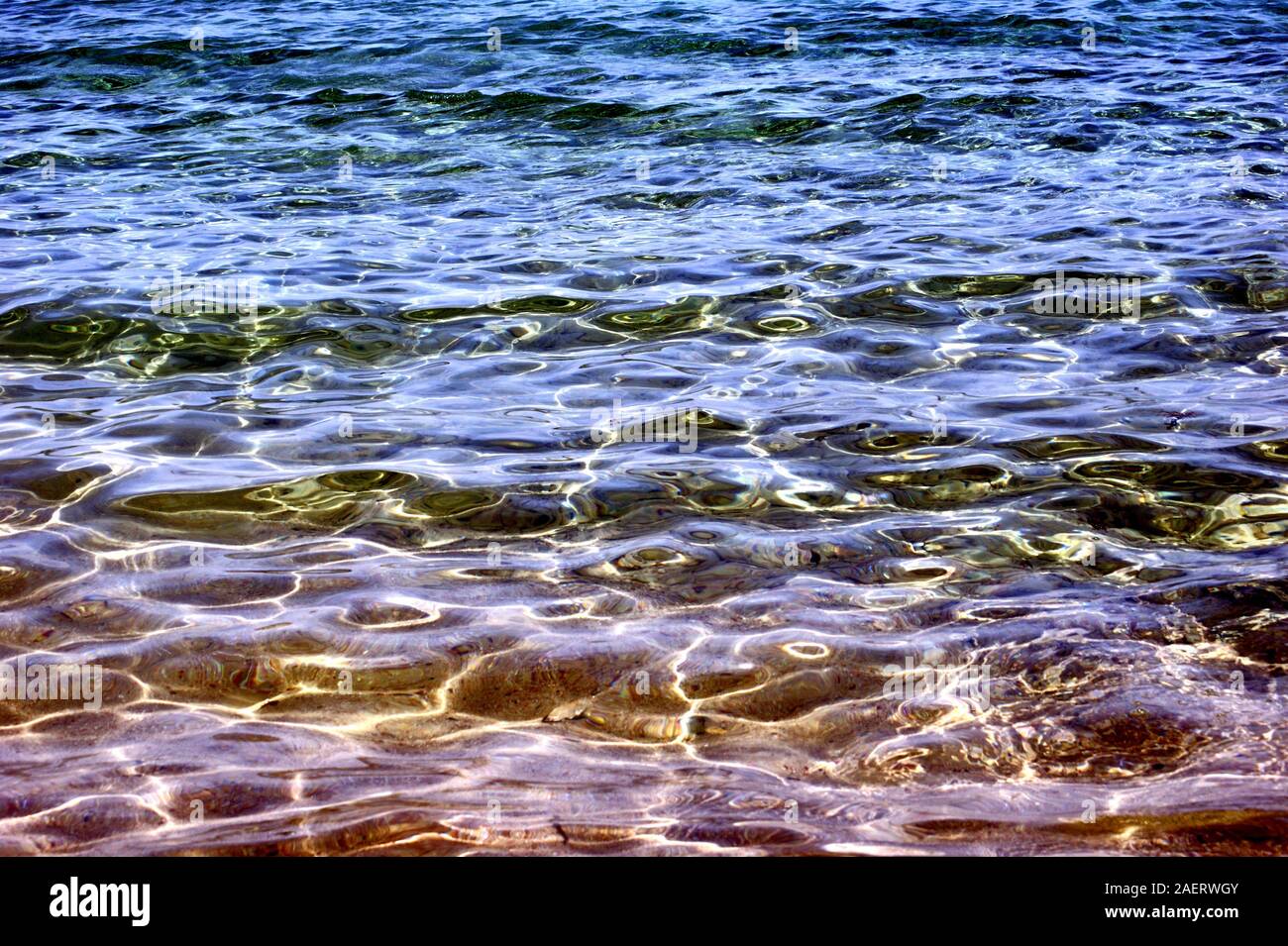 The sea is beautiful, with fabulous waves and lovely islands Stock ...