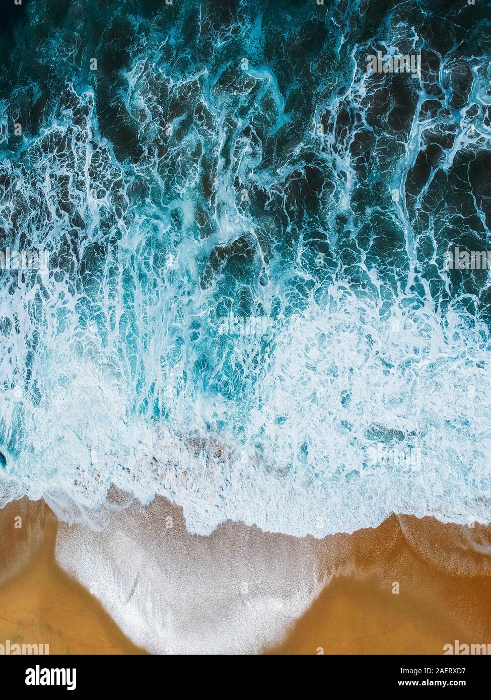 Drone shot of blue water hi-res stock photography and images - Alamy