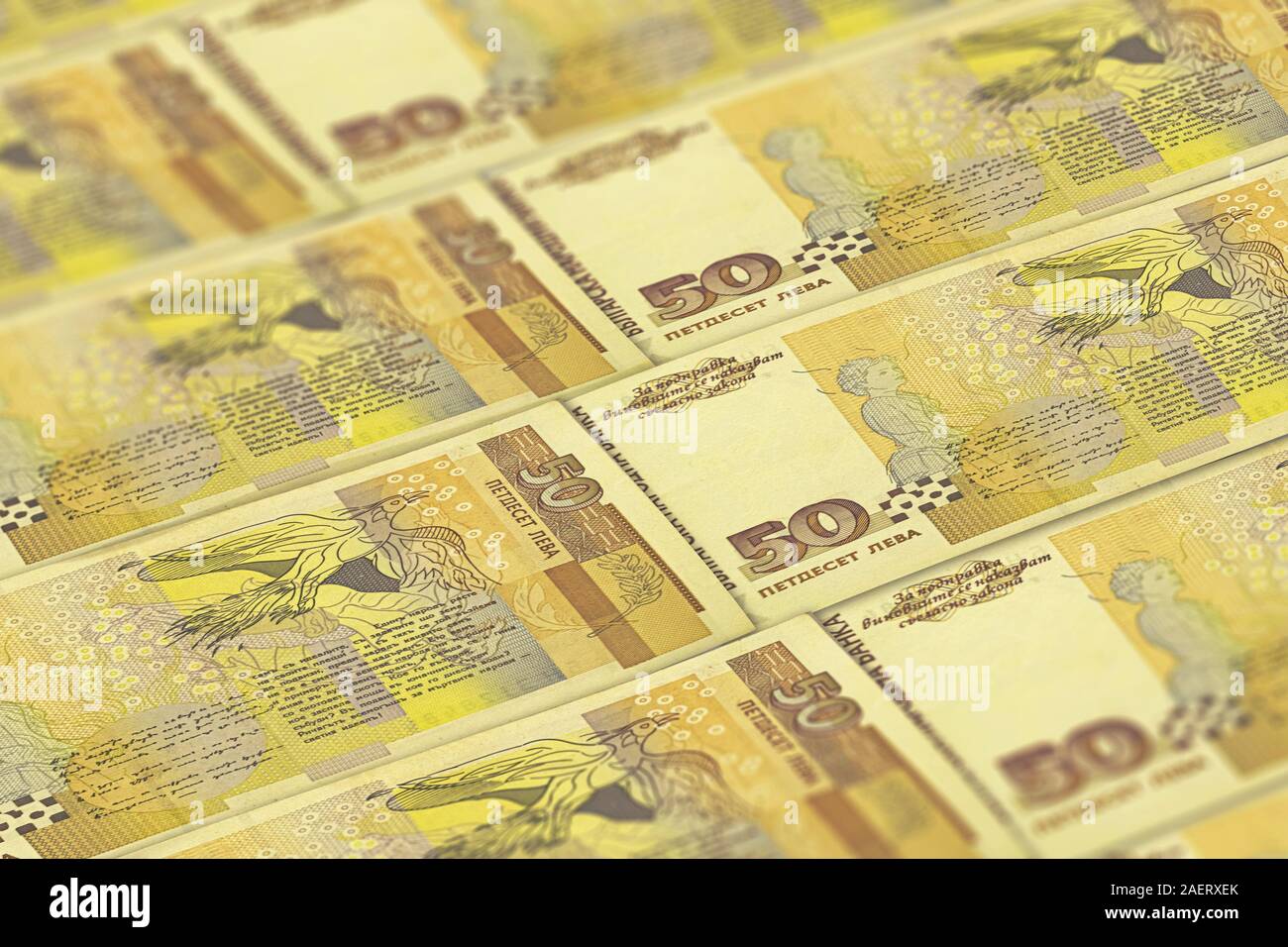 BGN. Money of Bulgaria. Bulgarian banknotes background. Sofia Stock ...