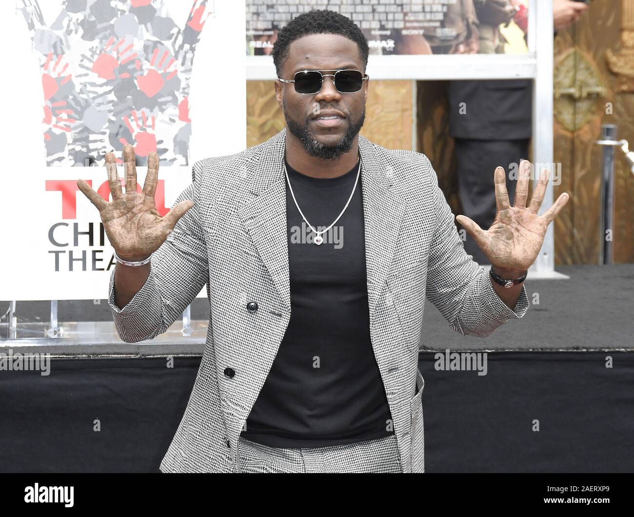Los Angeles, USA. 10th Dec, 2019. Kevin Hart Hands & Footprints ...