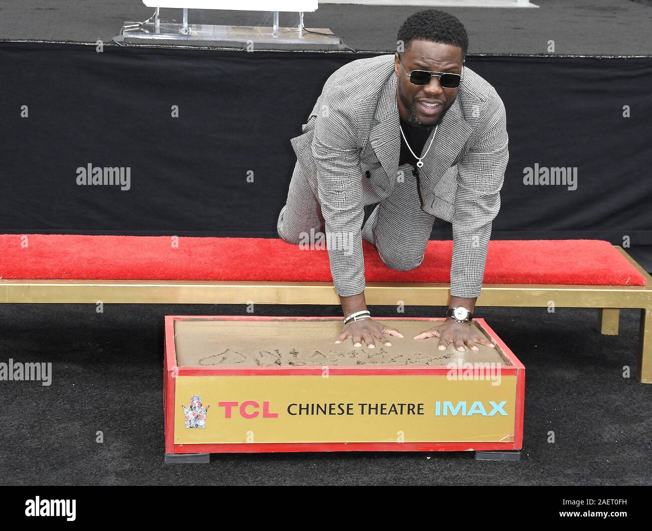 Kevin Hart Hands & Footprints Ceremony held at the TCL Chinese Theatre ...