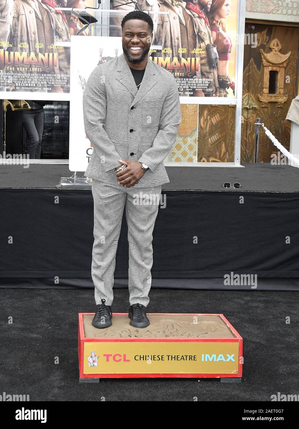 Kevin Hart Hands & Footprints Ceremony held at the TCL Chinese Theatre ...