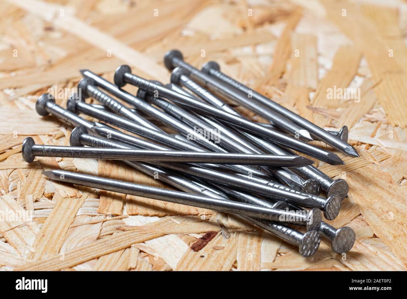Steel nails hi-res stock photography and images - Alamy