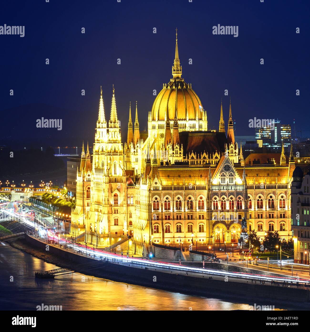 The Hungarian Parliament Building, also known as the Parliament of ...