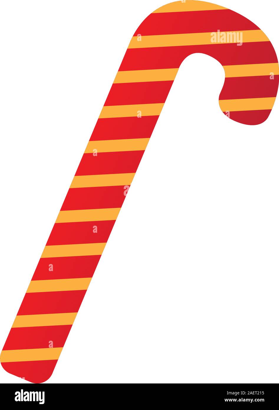 Isolated cane icon. Christmas season - Vector illustration Stock Vector ...