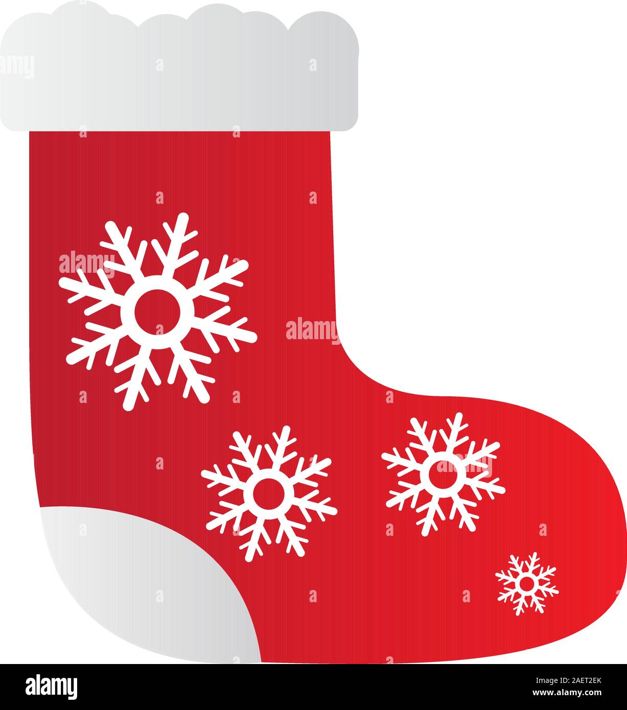 Isolated decorated santa boot icon - Vector illustration Stock Vector ...