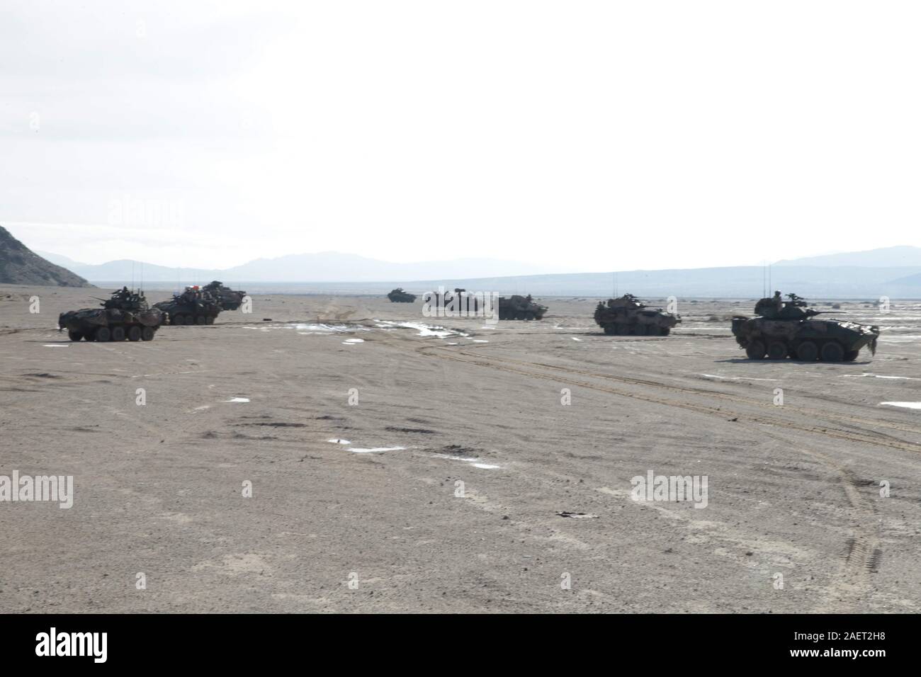 U.S. Marines assigned to Comanche Company, 3rd Light Armored ...