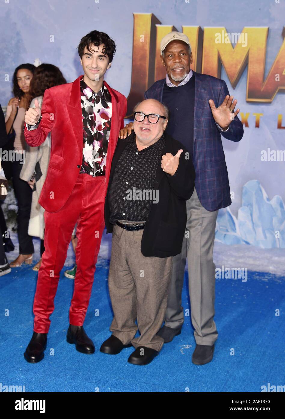 HOLLYWOOD, CA - DECEMBER 09: (L-R) Alex Wolff, Danny DeVito and Danny ...