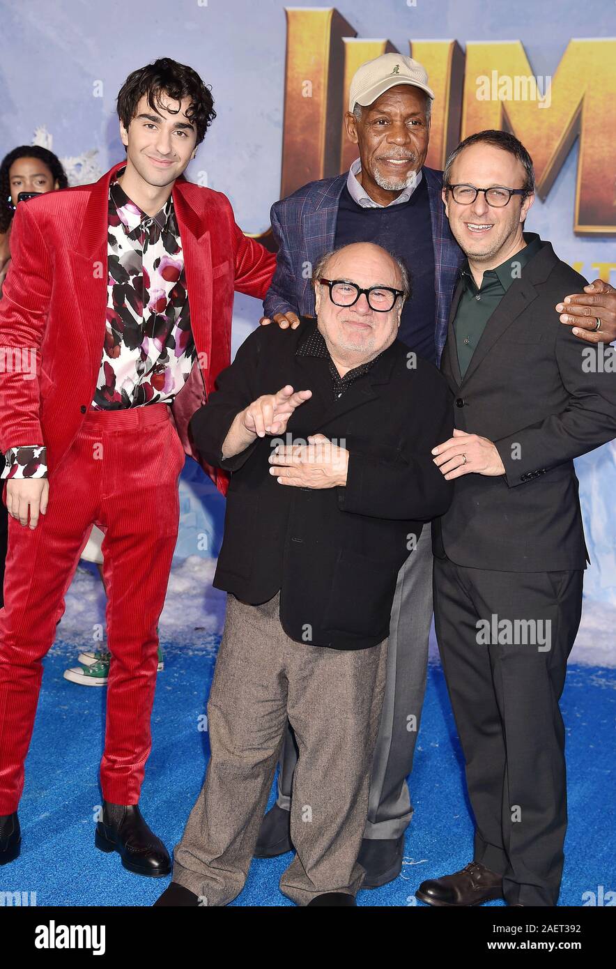 HOLLYWOOD, CA - DECEMBER 09: (L-R) Alex Wolff, Danny DeVito, Danny ...