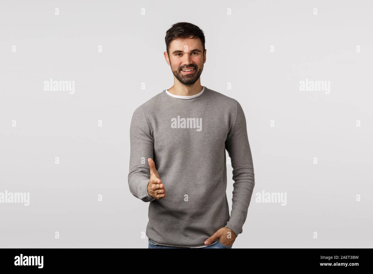 Nice to meet you, pleasure make business with you. Friendly good ...