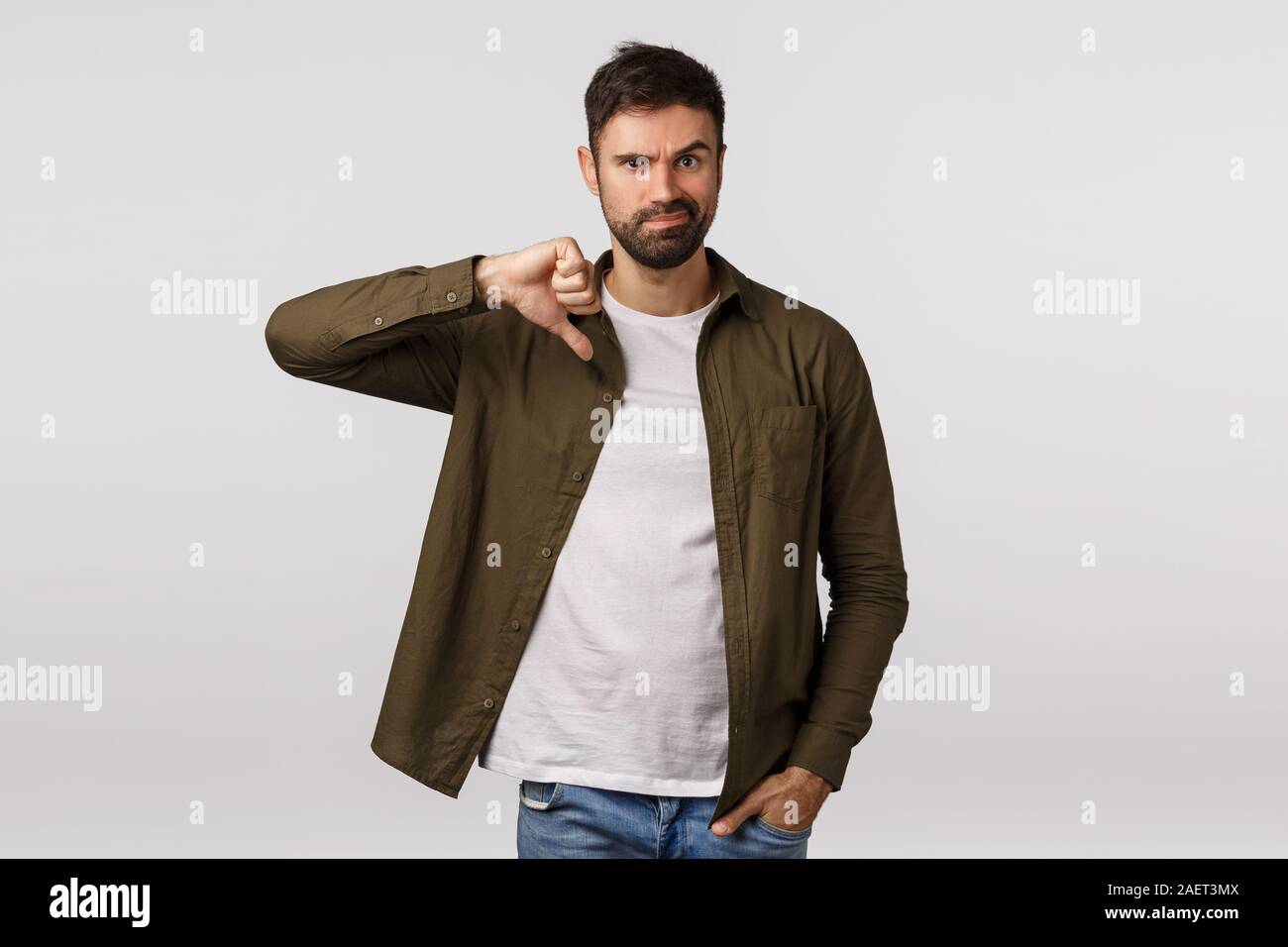 Male disapproval hi-res stock photography and images - Alamy