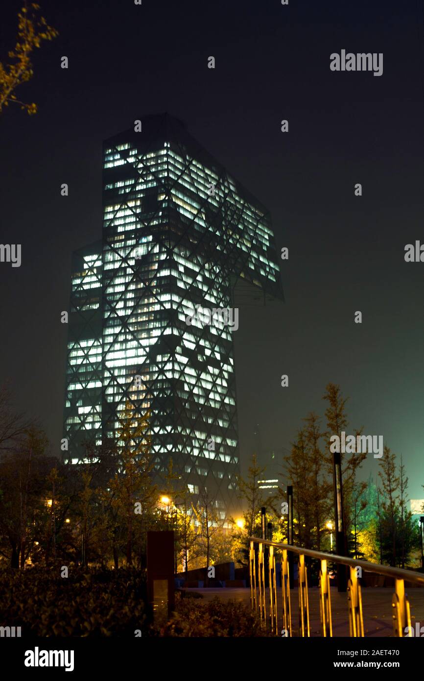 Cctv headquarters at night hi-res stock photography and images - Alamy