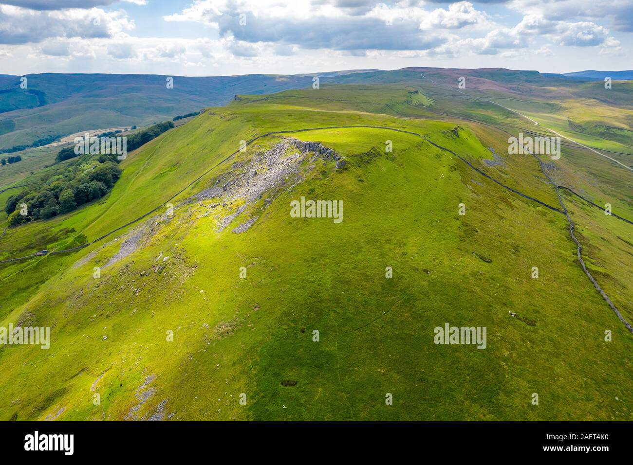 The idyllic and beautiful Yorkshire landscape, Yorkshire, United ...