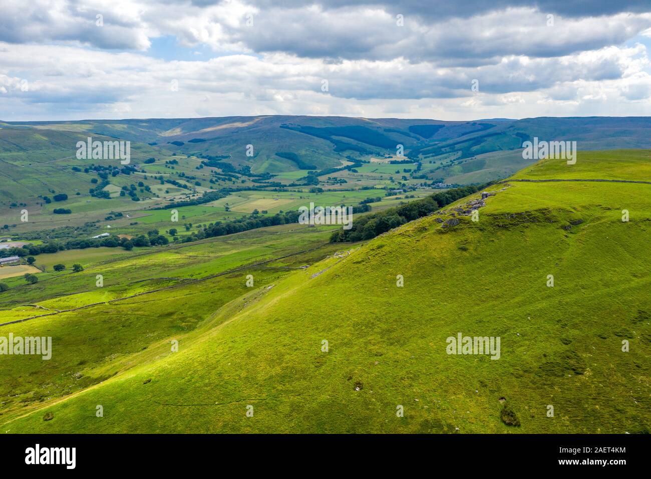 The idyllic and beautiful Yorkshire landscape, Yorkshire, United ...