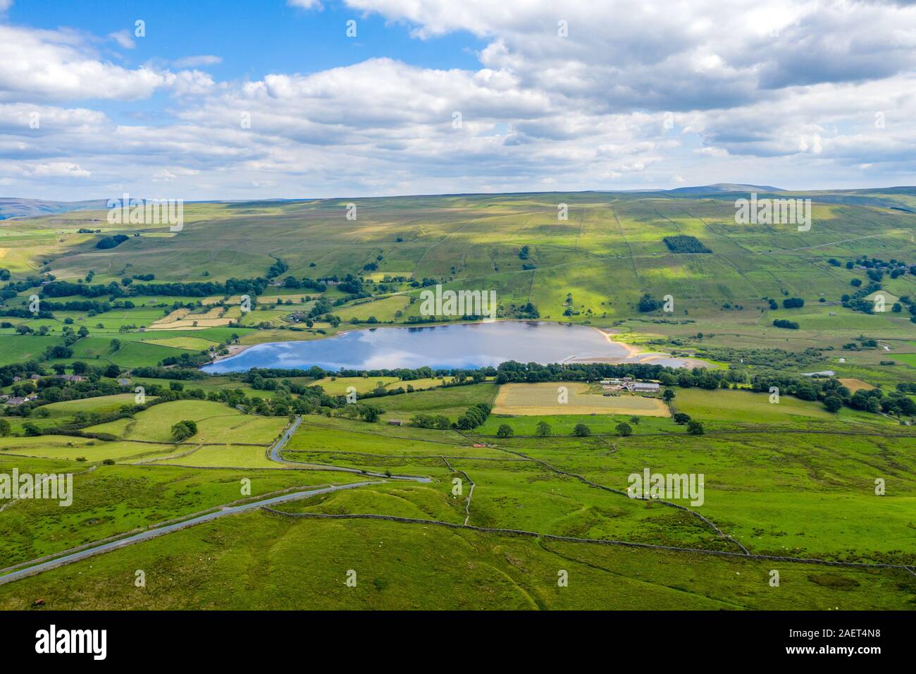 The idyllic and beautiful Yorkshire landscape, Yorkshire, United ...