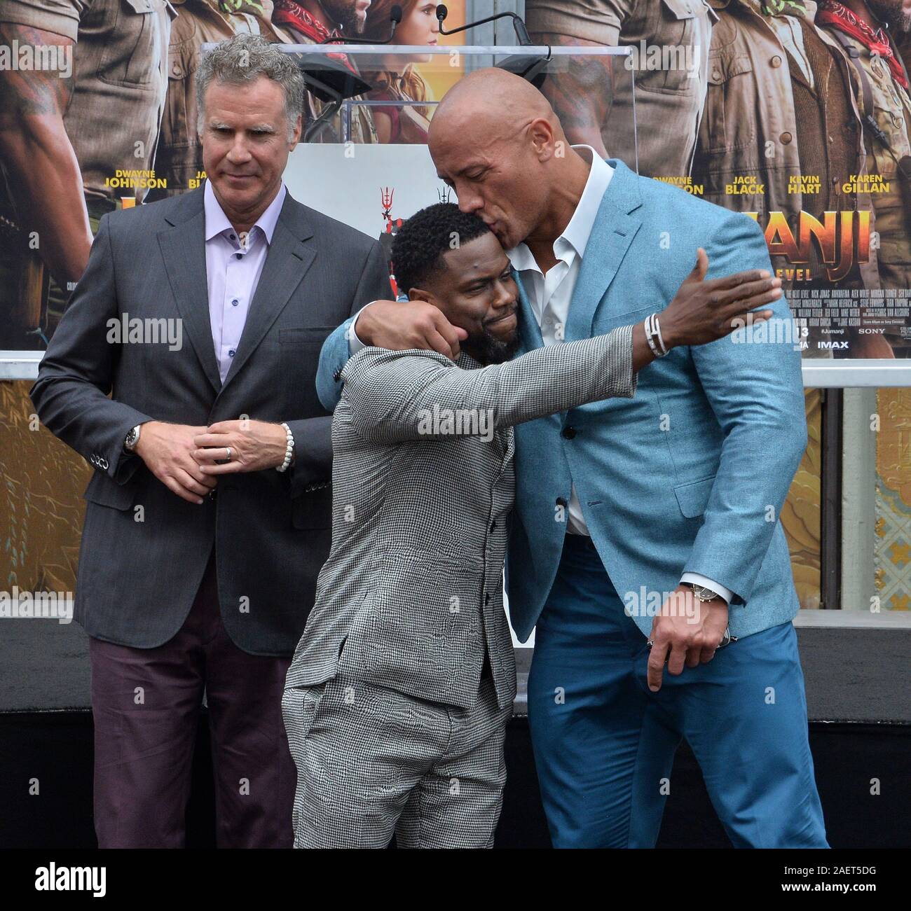 Los Angeles, United States. 10th Dec, 2019. Actors Will Ferrell (L) and ...