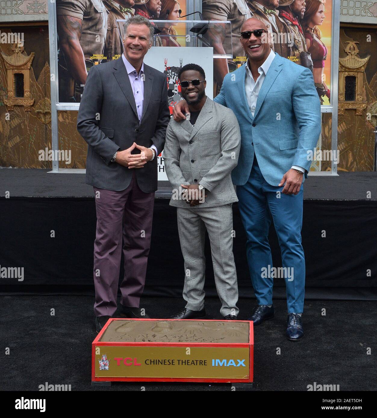 Los Angeles, United States. 10th Dec, 2019. Actors Will Ferrell (L) and ...